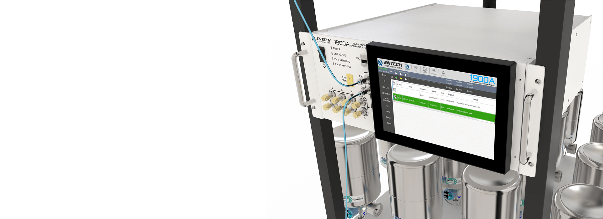 1900A Multi-Canister Sampling System - Entech Instruments