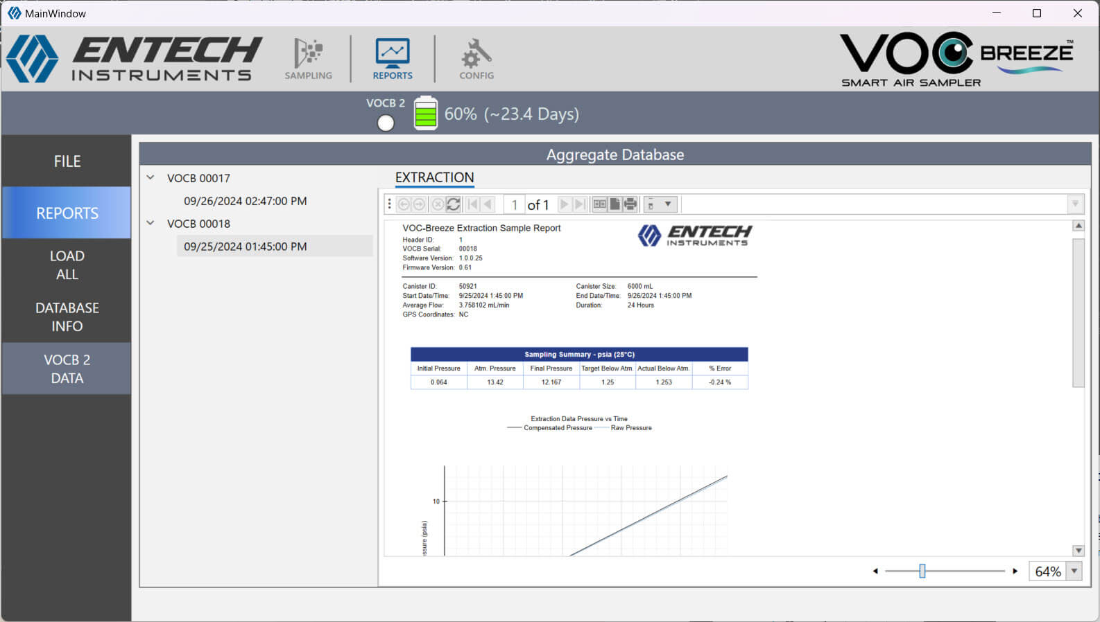 VOC Breeze Smart Air Sampler