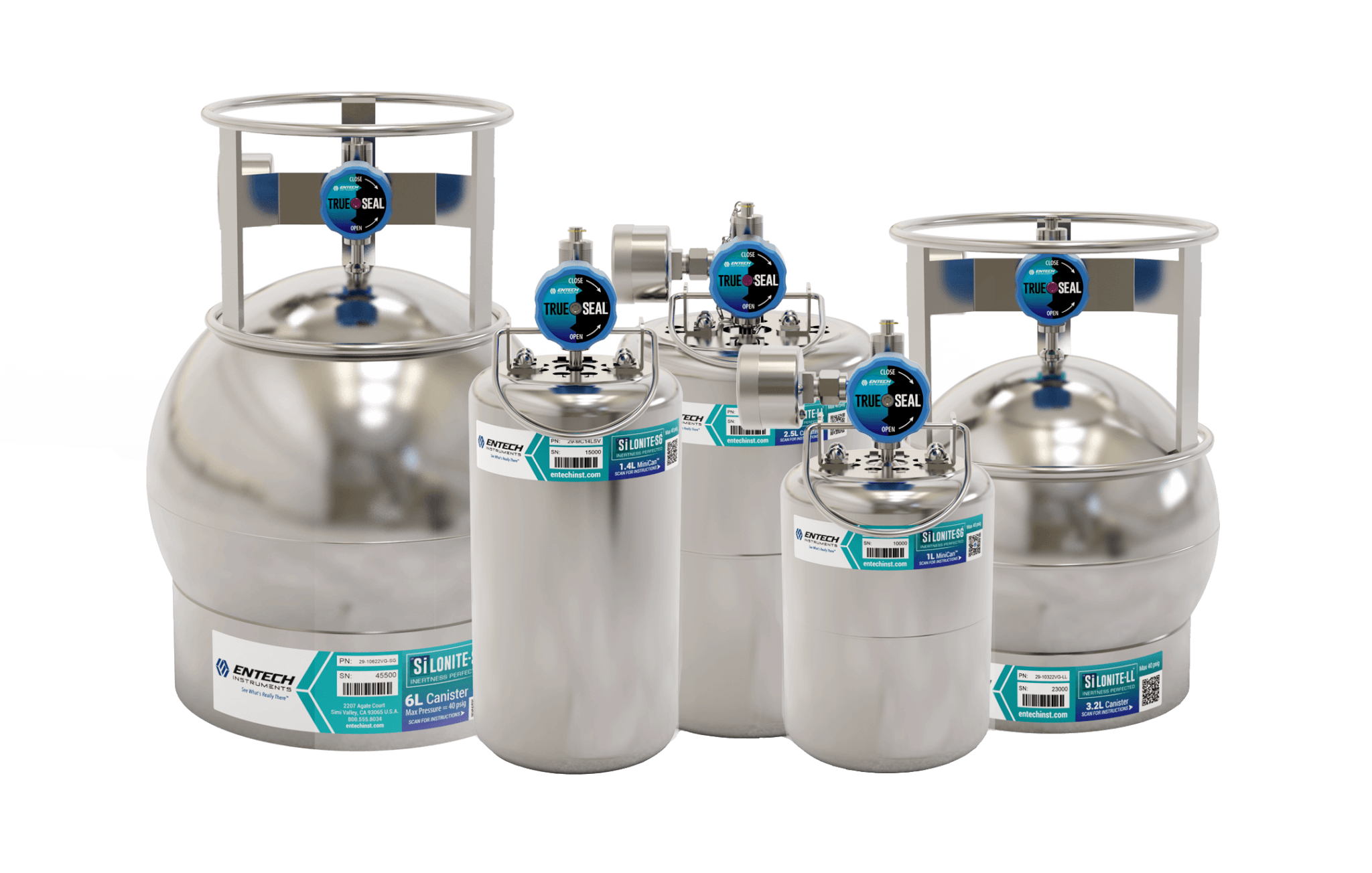 Silonite-SG™ Canisters for Soil Gas Sampling - Entech Instruments