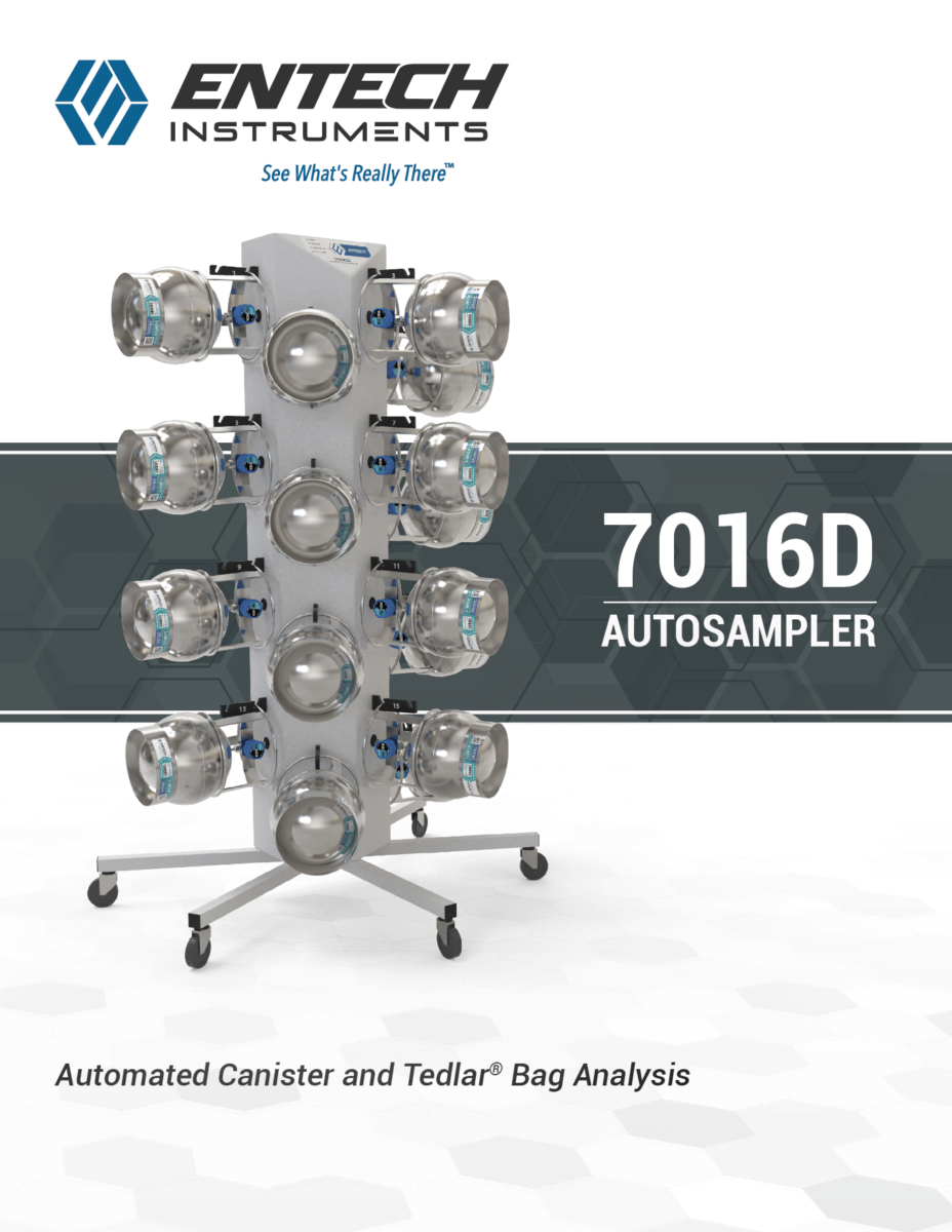 7016D Autosampler - Entech Instruments