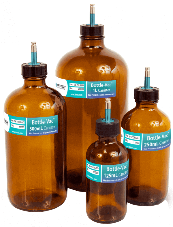 Silonite MiniCans & Bottle-Vacs for Helium Diffusion Sampling - Entech ...