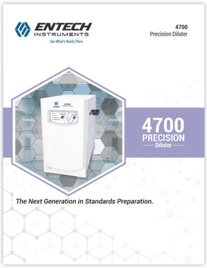 4700 Precision Diluter - Entech Instruments