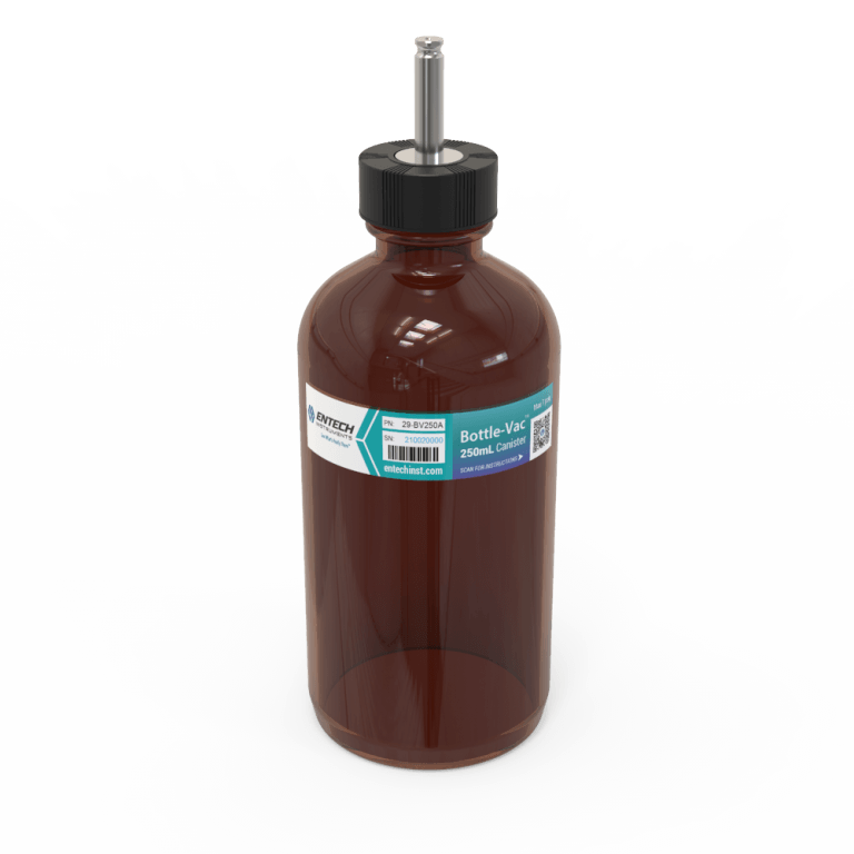 250mL Bottle-Vac - Entech Instruments
