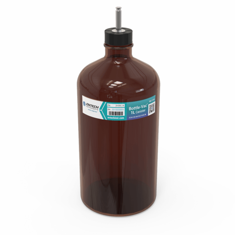 1L Bottle-Vac - Entech Instruments