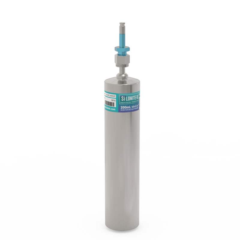 200cc SC CANISTER w/ SC MQT VALVE - Entech Instruments