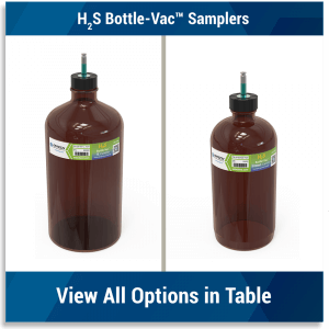 H2S Bottle-Vac Samplers - Entech Instruments