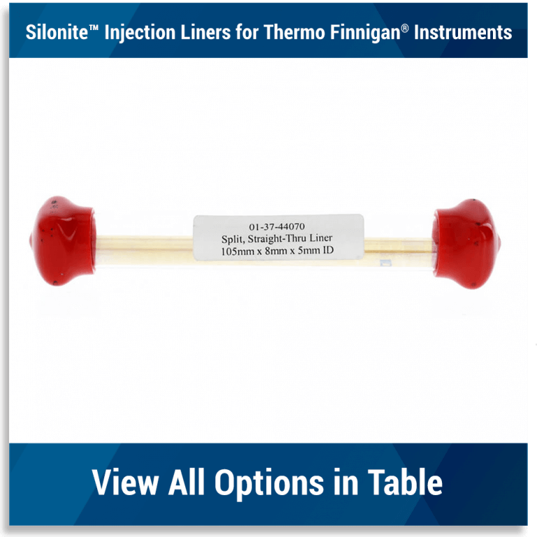 Silonite Injection Liners for Thermo Finnigan® Instruments - Entech ...