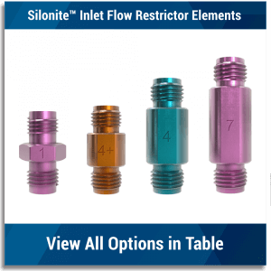 CS1200E Inlet Flow Restrictor Elements (Silonite Coated) - Entech ...
