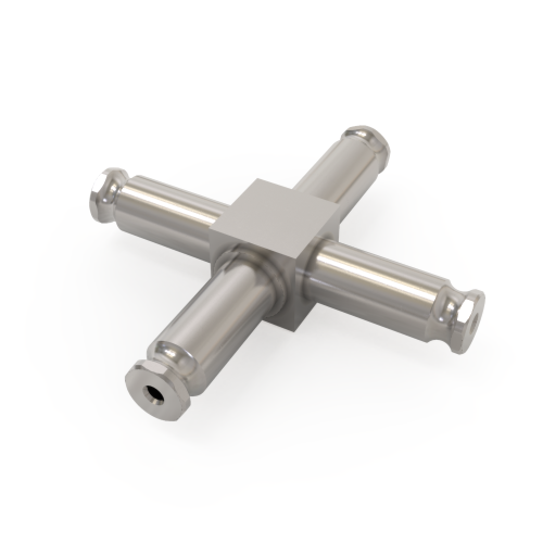 Male Cross Valve Fitting - Entech Instruments