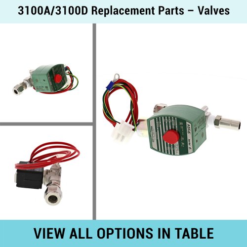 3100A/3100D Replacement Parts - Valves - Entech Instruments