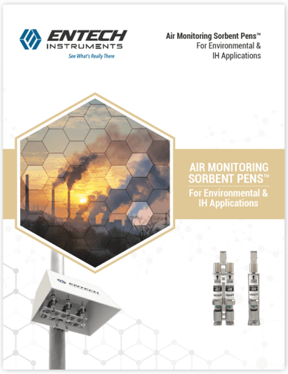 Entech Air Monitoring Sorbent Pens™ - Entech Instruments