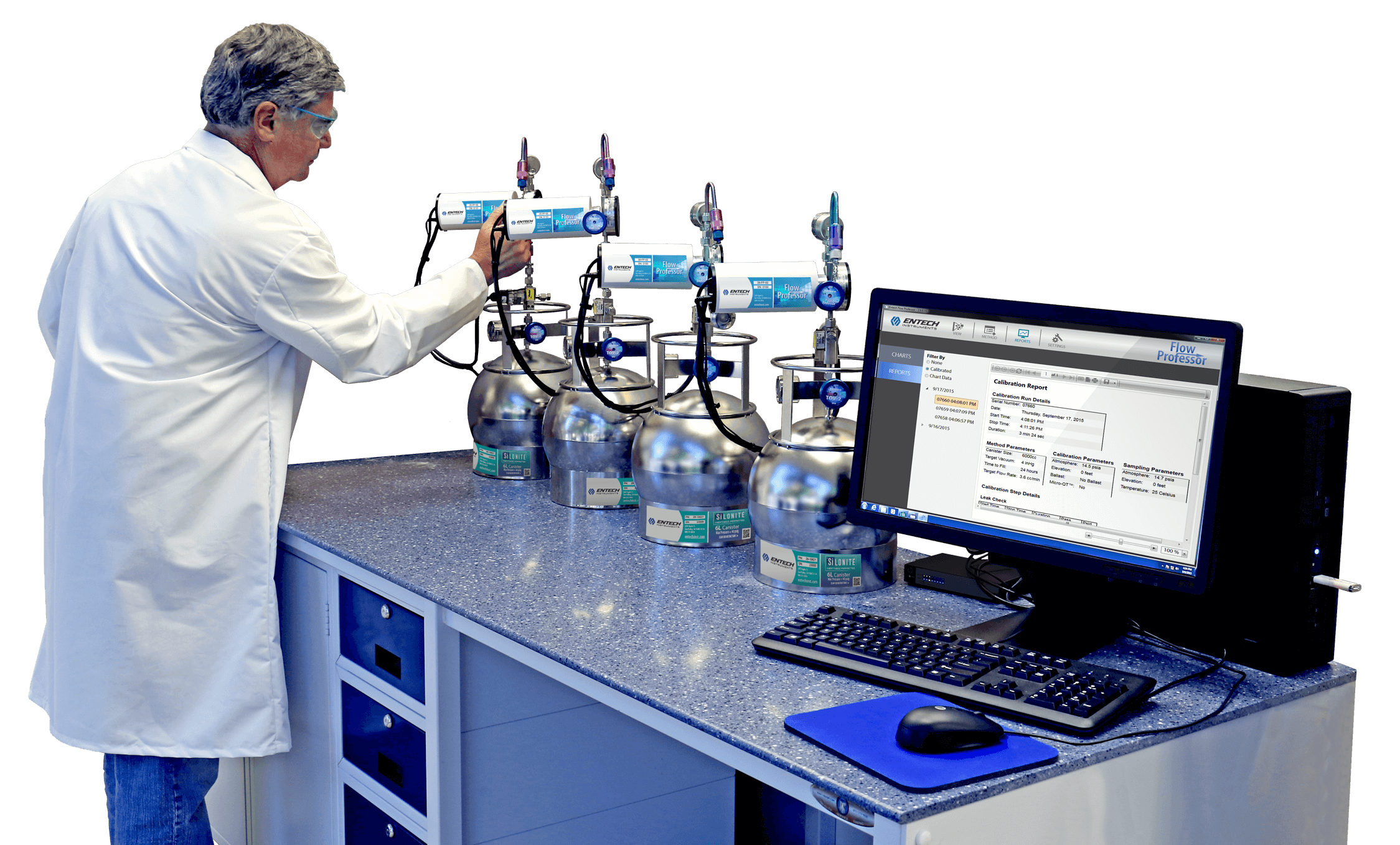 Flow Professor™ Calibration System - Entech Instruments