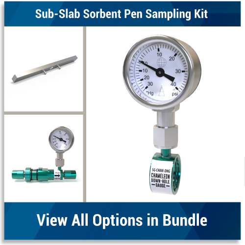 Sub-Slab Sorbent Pen Sampling Kit - Entech Instruments