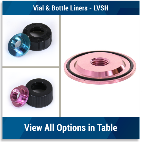 Vial & Bottle Liners - LVSH - Entech Instruments