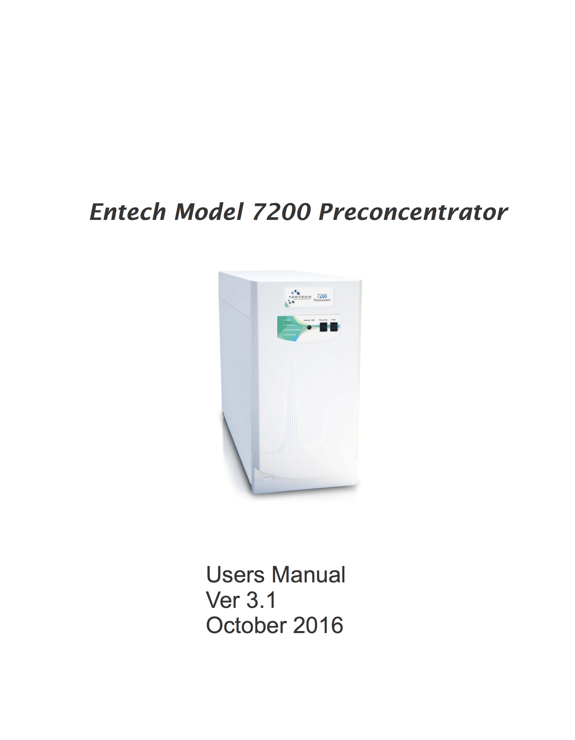 7200 Manual V3.4-C - Entech Instruments