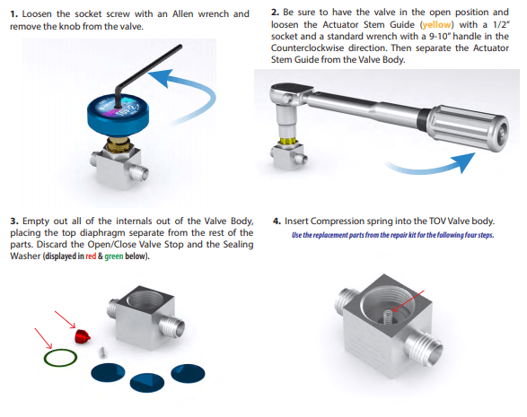 TOV-2 / ( TOV ) Repair Kit Instructions 2017 - Entech Instruments