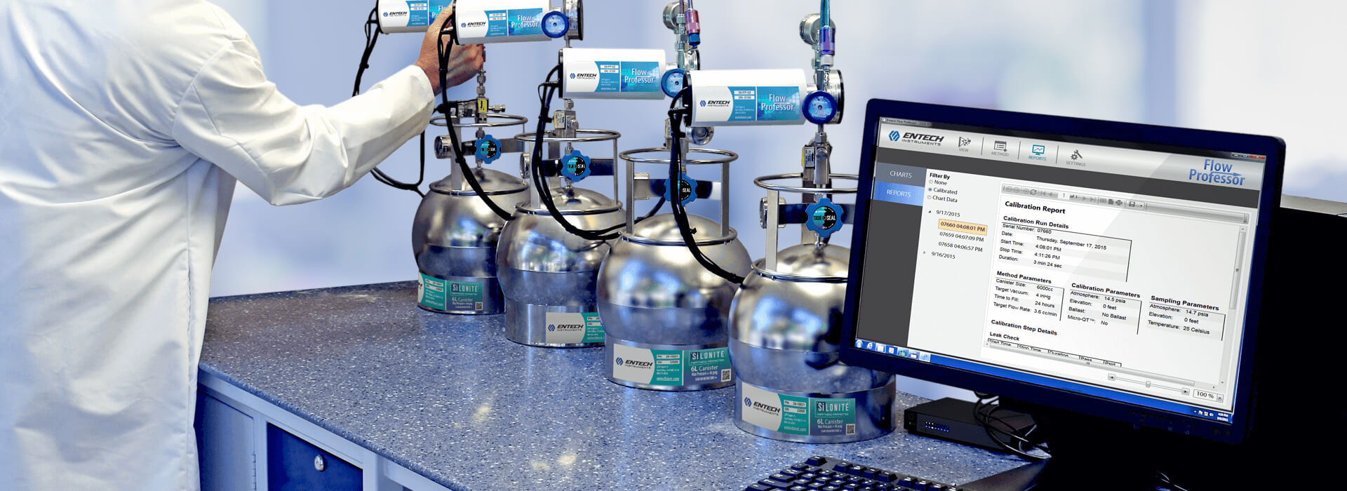 Flow Professor Calibration System - Entech Instruments