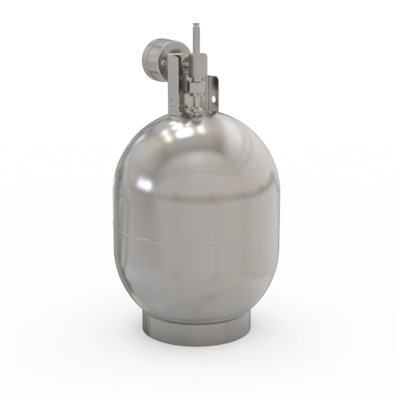 2.7L SC CANISTER w/ MQT & GAUGE - Entech Instruments