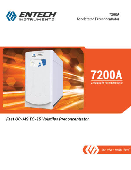 Entech 7200CTS Cyrogen-Free Preconcentrator for Volatiles Analysis