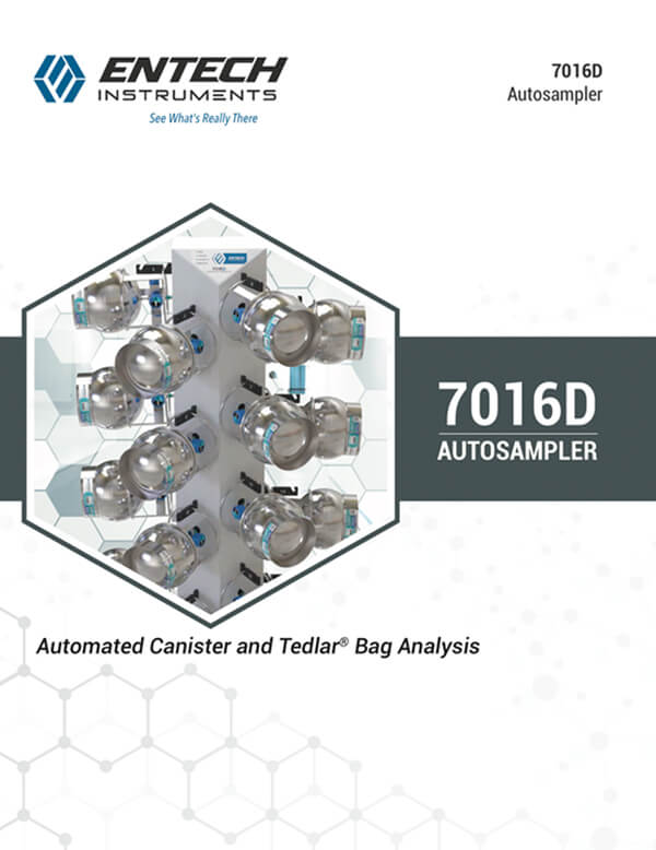7016D Canister Autosampler - Entech Instruments