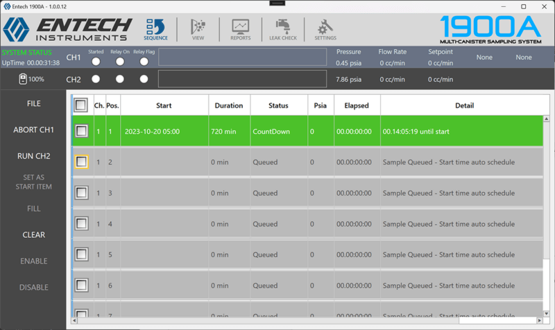 1900A Multi-Canister Sampling System - Entech Instruments