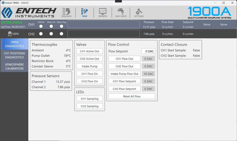 1900A Multi-Canister Sampling System - Entech Instruments